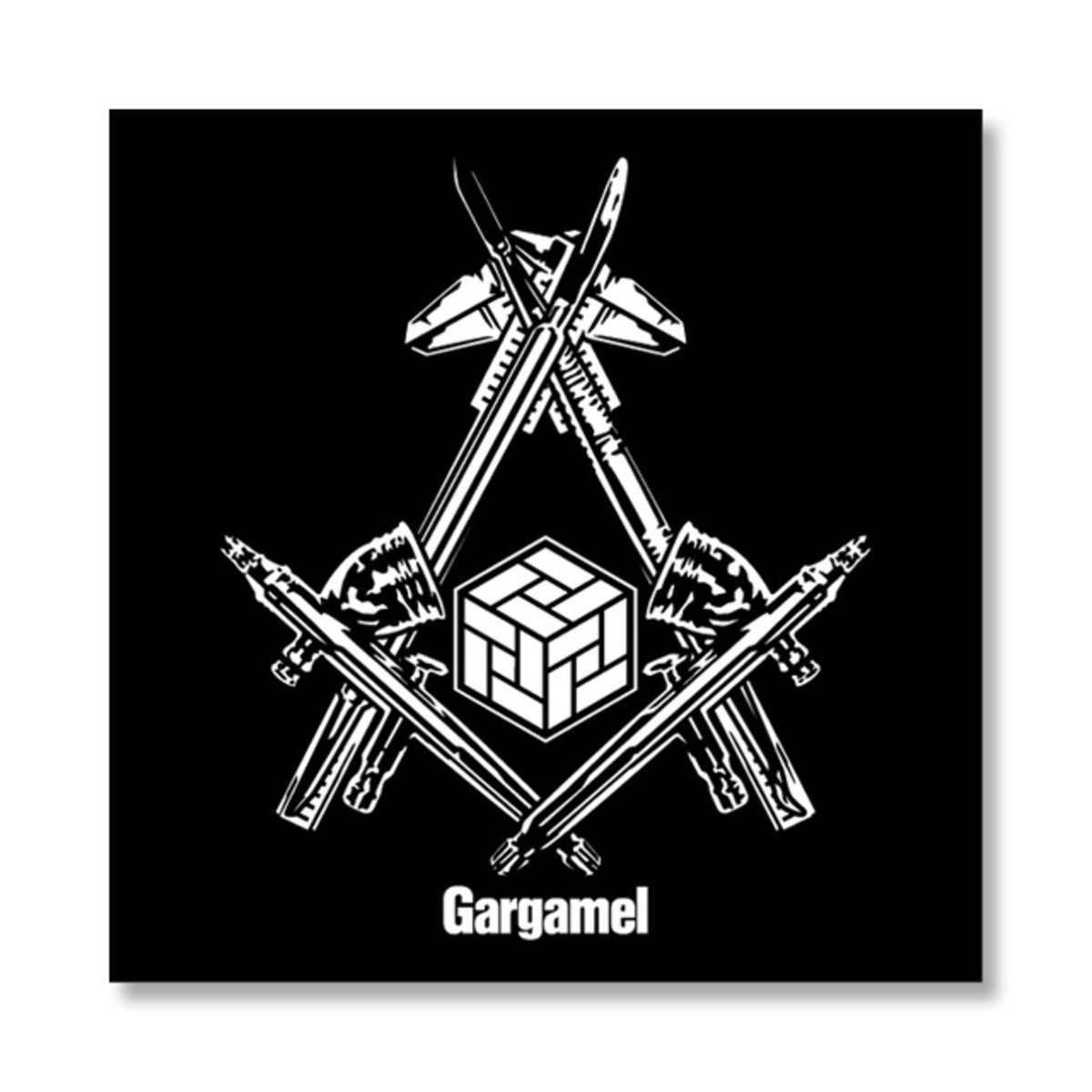 Gargamel-15th Anniversary Logo Sticker | gegephix shop