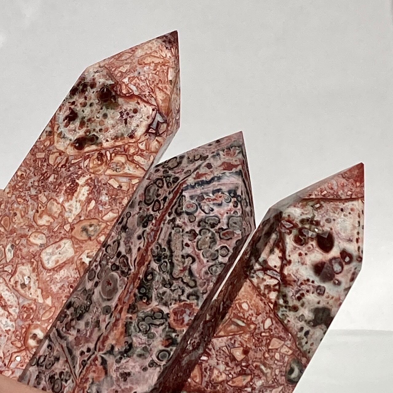 レオパードスキンジャスパーのポイント Leopard Skin Jasper Point TW1128 | My Stellar Crystals
