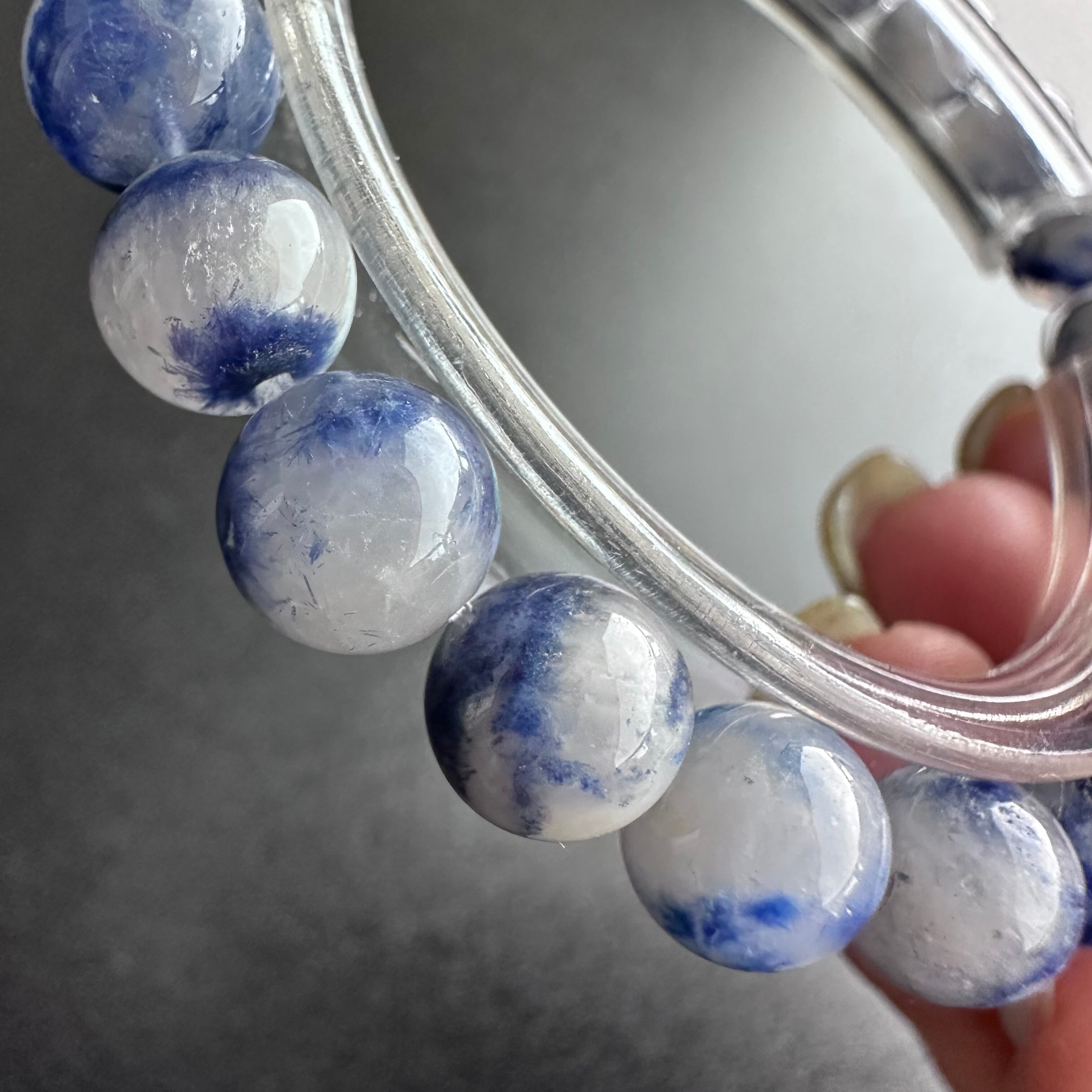 noB6 ディモルチェライトインクォーツ約8-8.3㎜ | sumiha7