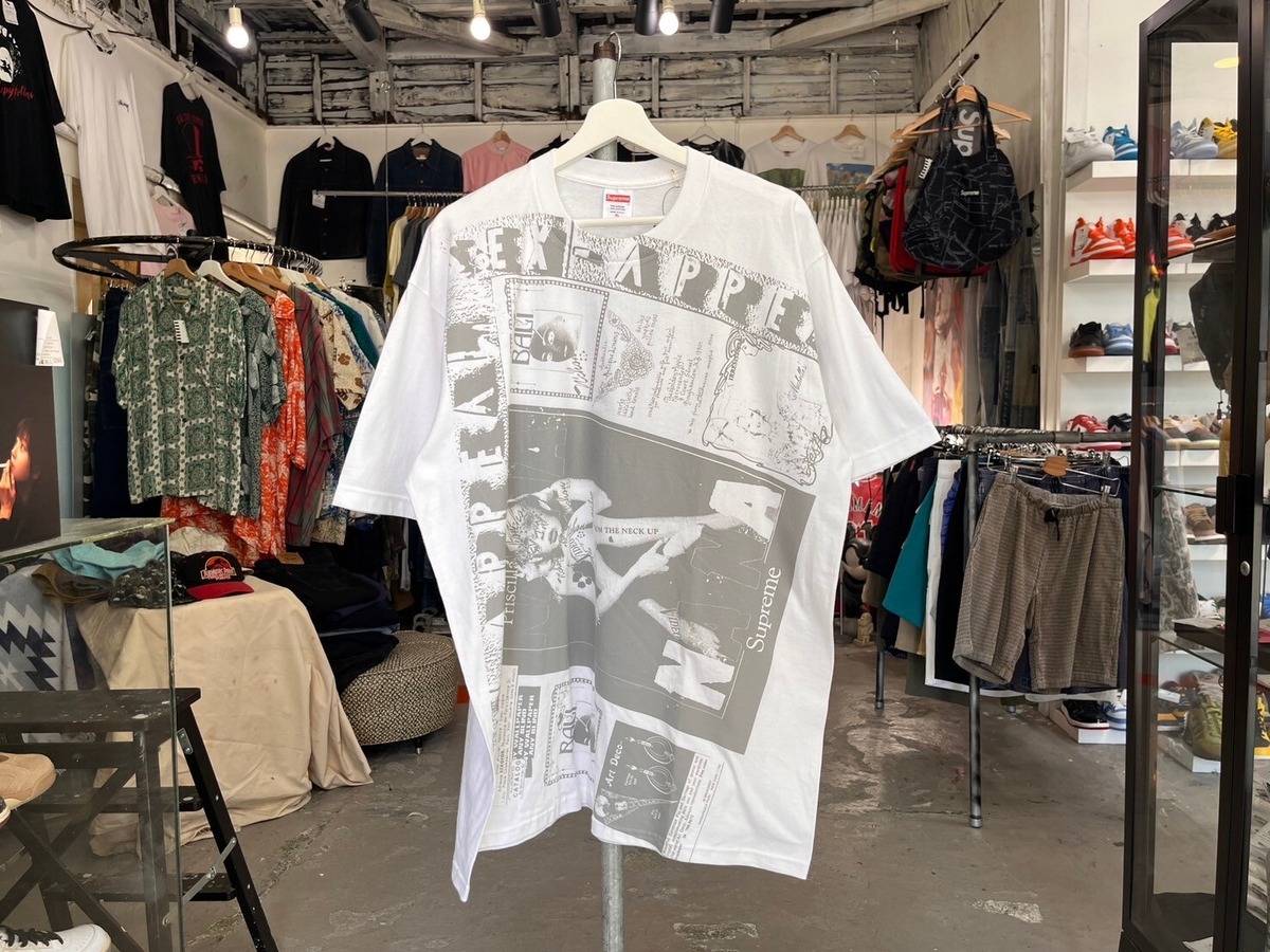 Supreme COLLAGE TEE WHITE 45604 | BRAND BUYERS OSAKA