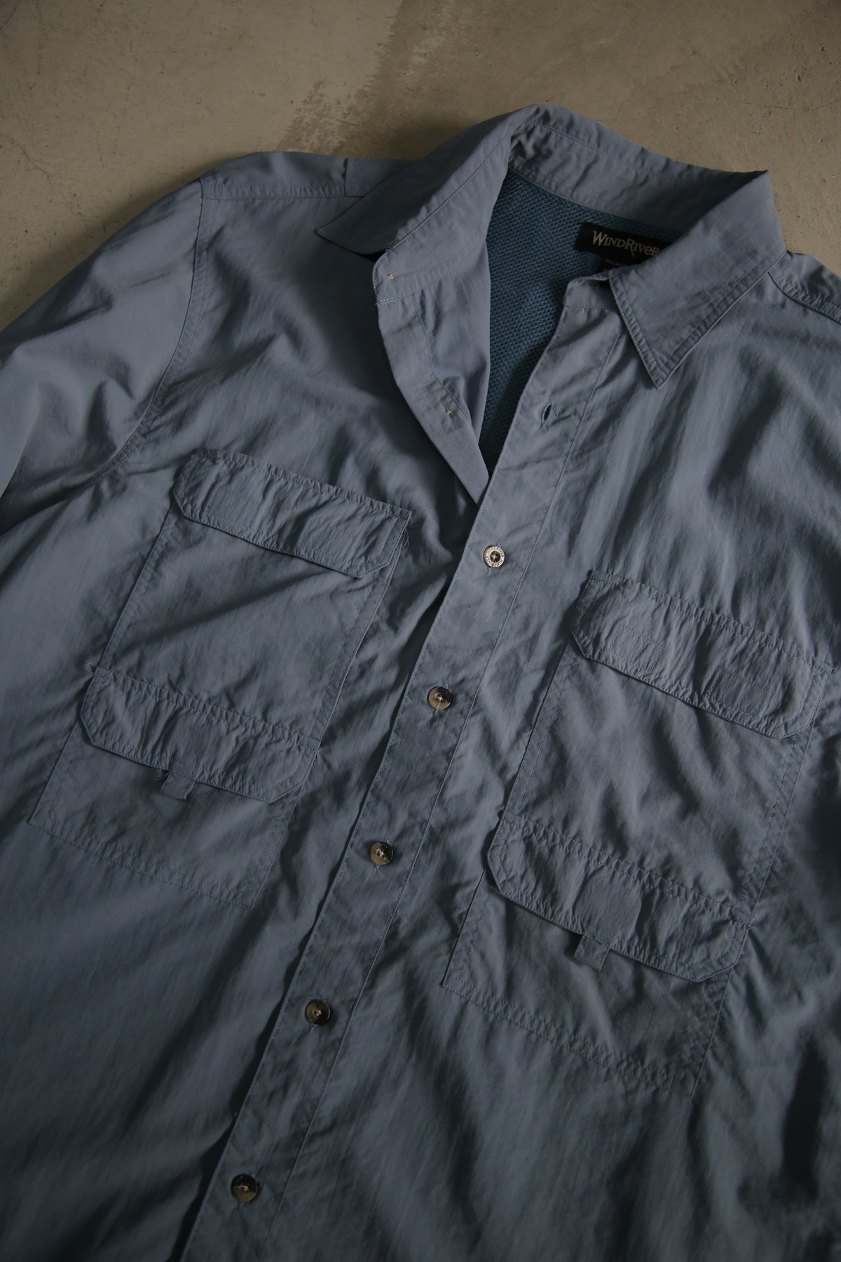 00s【WIND RIVER】L/S Nylon Shirt | the Holic vintage clothing