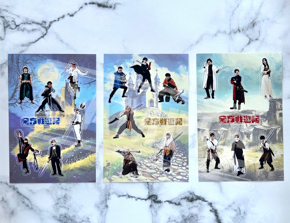 全方戦遊記〜エフェソスの誓い〜 キャラクターステッカー | Team Jackal Feast