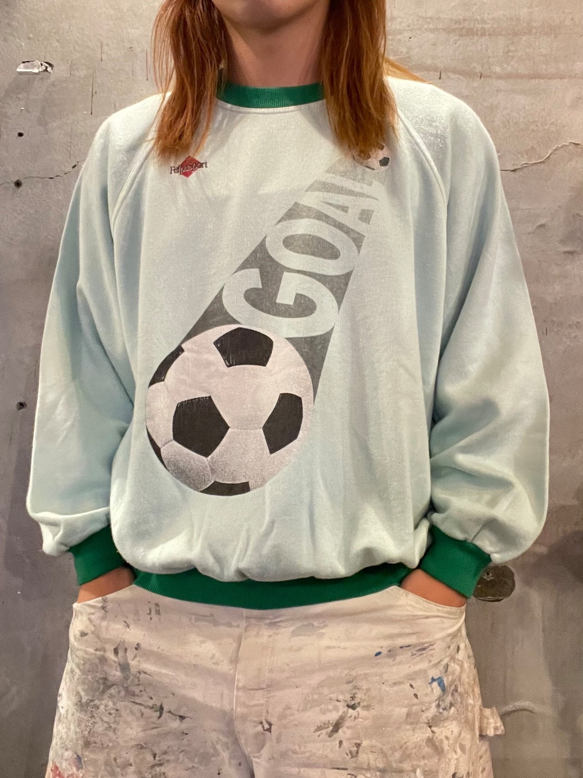 [Made in Italy]Felpa Sport Soccer Sweat M | オンライン古着屋83ハチサン