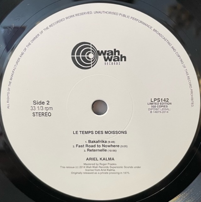 ARIEL KALMA "LE TEMPS DES MOISSONS" | EAD RECORD