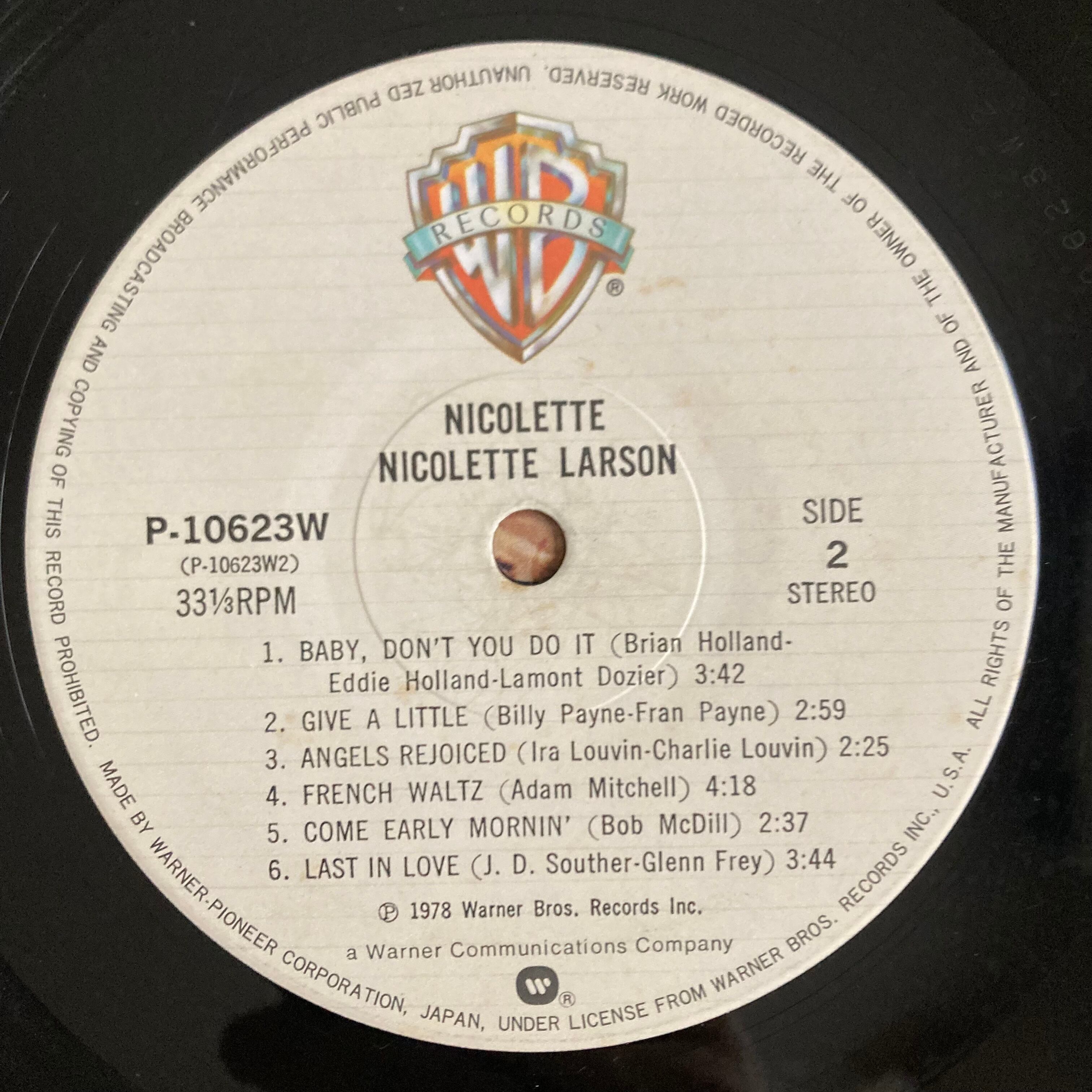 Nicolette Larson / Nicolette | Yanagi Books & Records