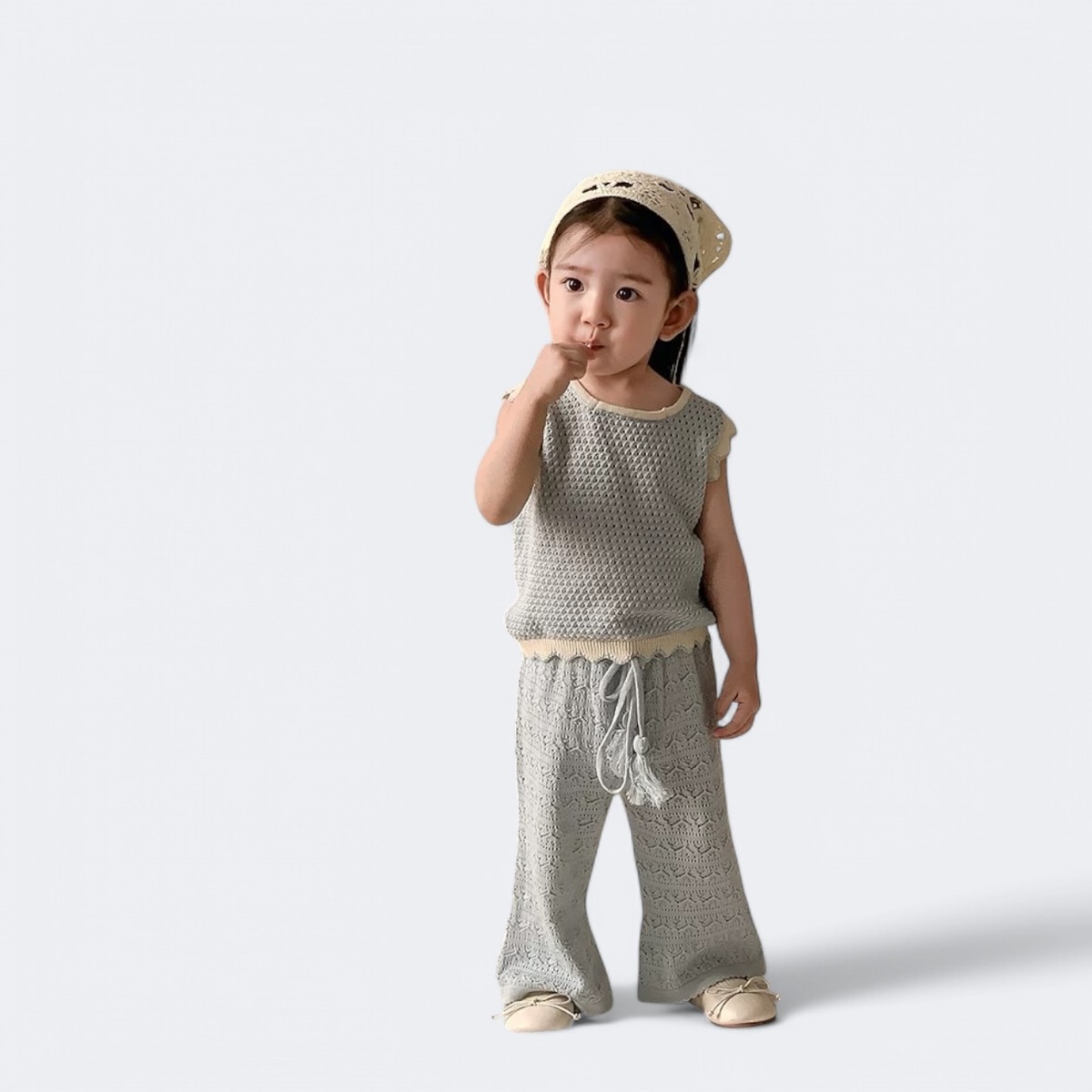 summer knit set up | misig (ﾐｰｼｸﾞ)