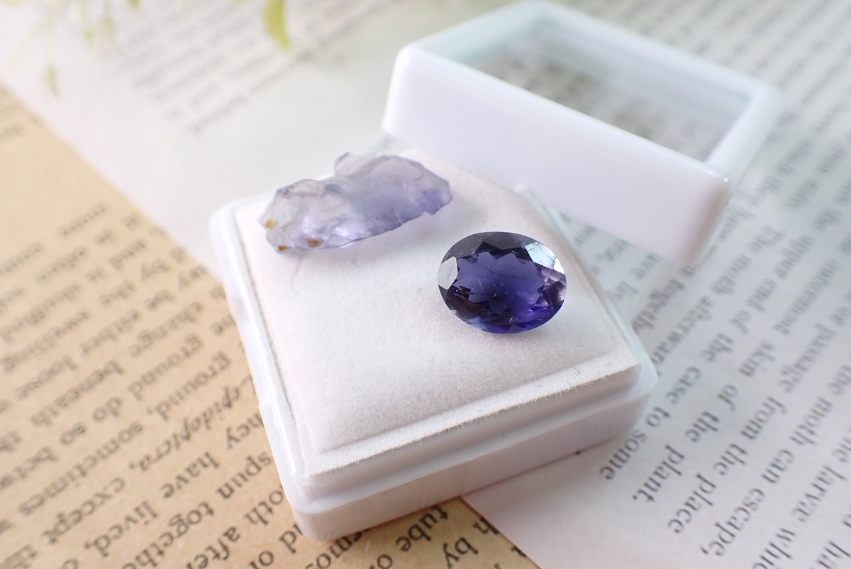 【原石セット】アイオライト 1.81ct/3.0ct [C2−40] | differencee(ディファレンシー)