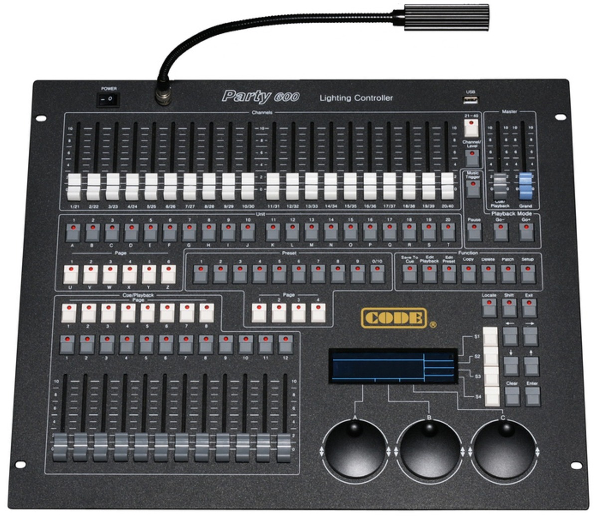 CODE PARTY600 ライティングコントローラー（舞台照明調光卓） | courage office
