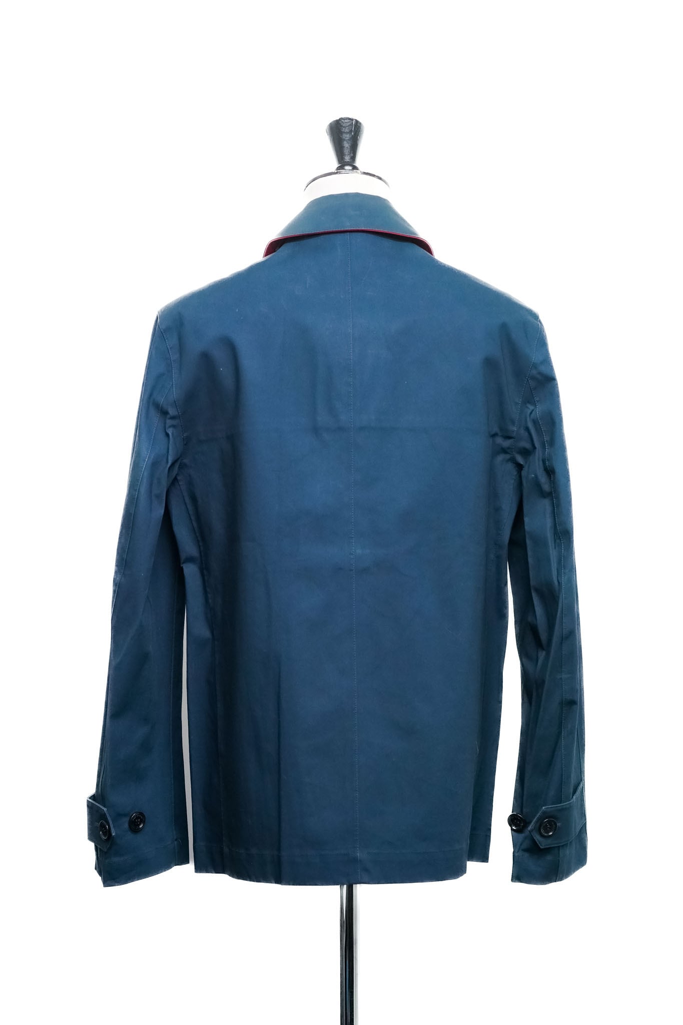 "BURBERRY BRIT" Rubber Cloth Double-Breasted Jacket (Design by ...