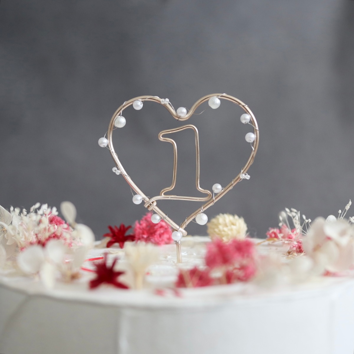 年齢.:*ケーキトッパー | nonca-wireart