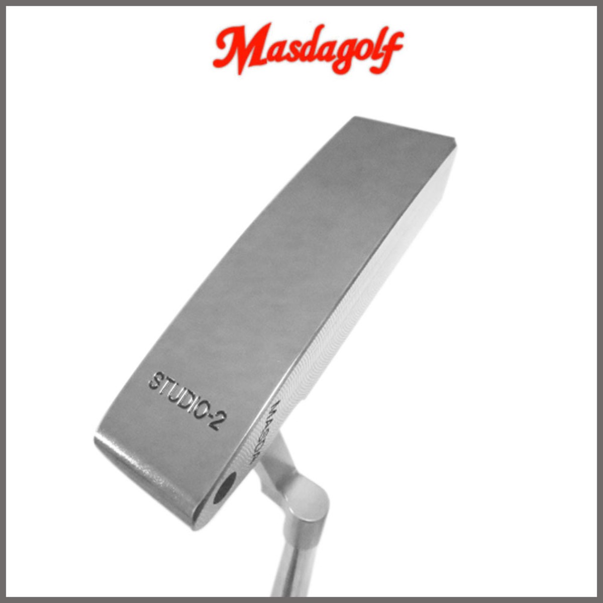 マスダ ゴルフ Masda golf スタジオ 2 STUDIO-2 パター DOT入り ニッケルクロムメッキ仕上げ | RusTick