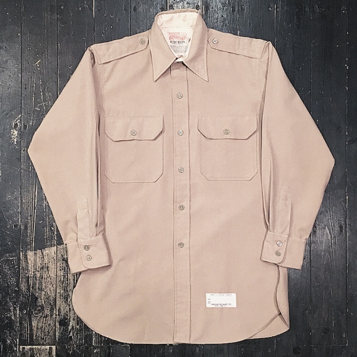 60's / Creighton / Military Officer Type Shirt | ASCENT