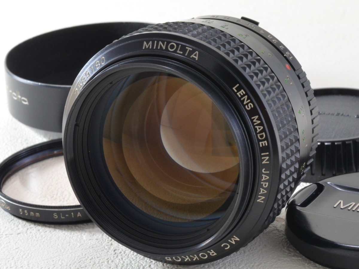 MINOLTA MC ROKKOR-PG 58mm F1.2 整備済 ミノルタ（23106） | サンライズカメラ フィルムカメラとオールド ...