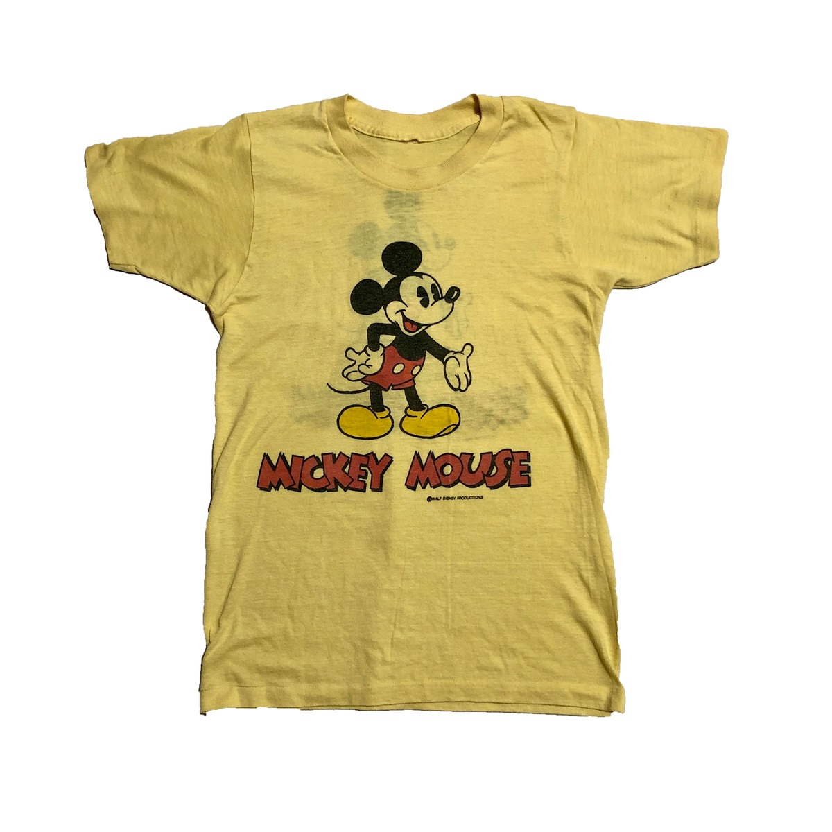 70s Mickey Mouse soaked print T-shirt | Hoffman Vintage Club