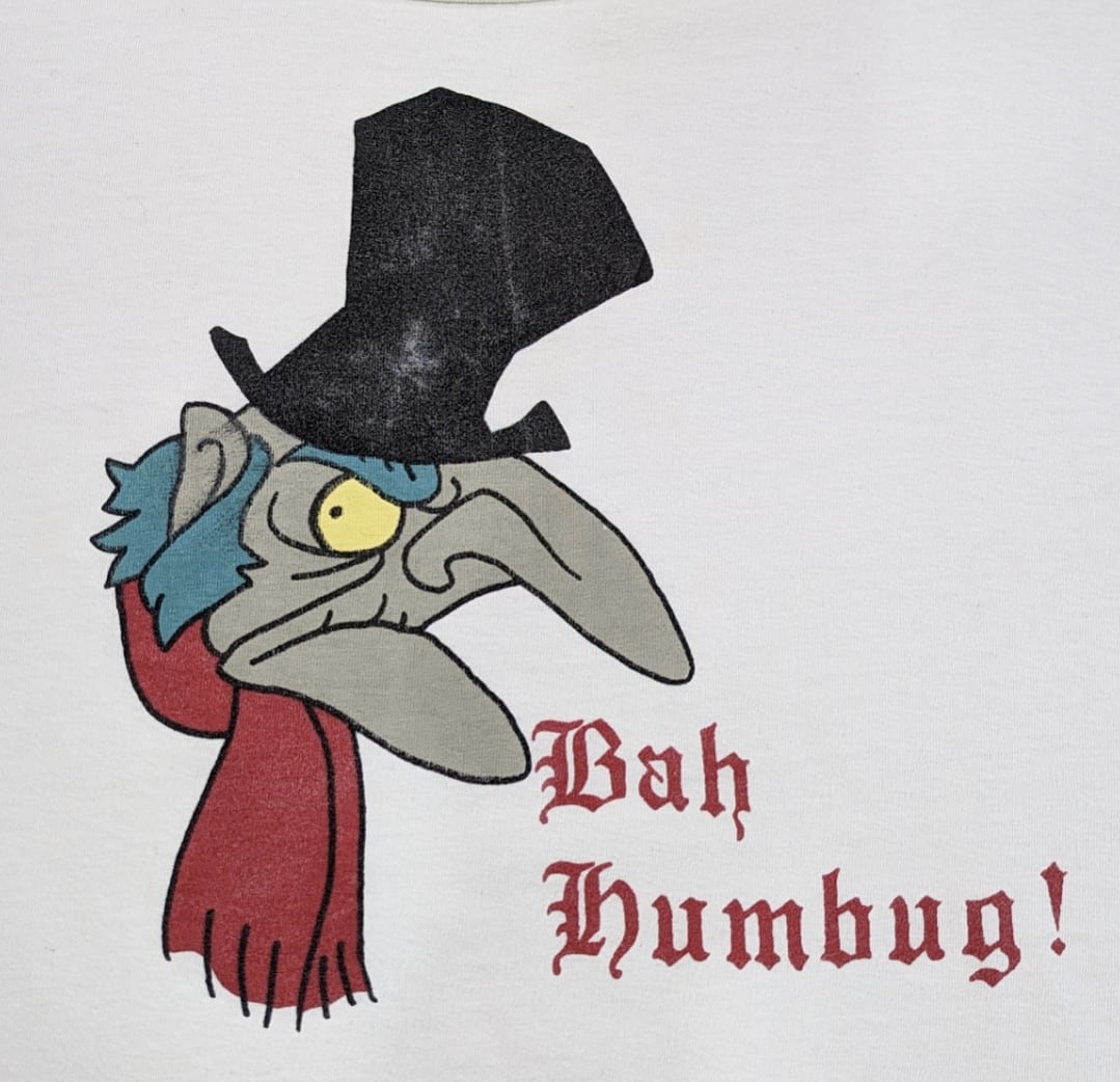 90s a christmas carol 「Bah Humbug」 movie tee 小岩店 | What’z up
