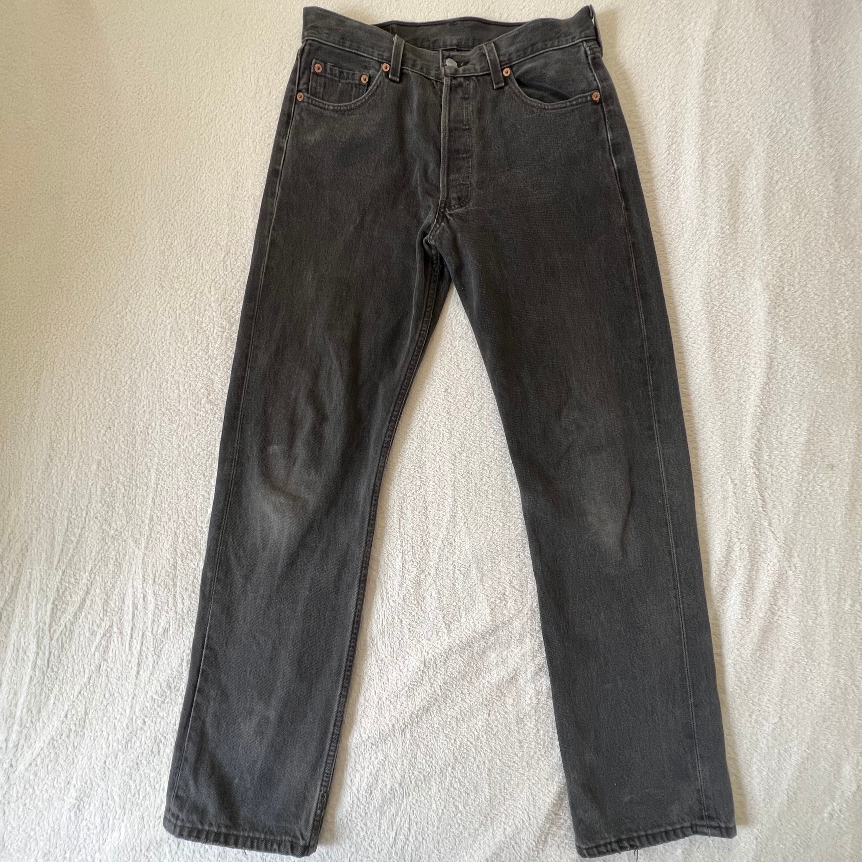 Levi's 501 USA製 W30×L30 リーバイス ブラック デニム ジーンズ Levi's 501 USA製 W30×L30 リーバイス ブラック デニム ジーンズ