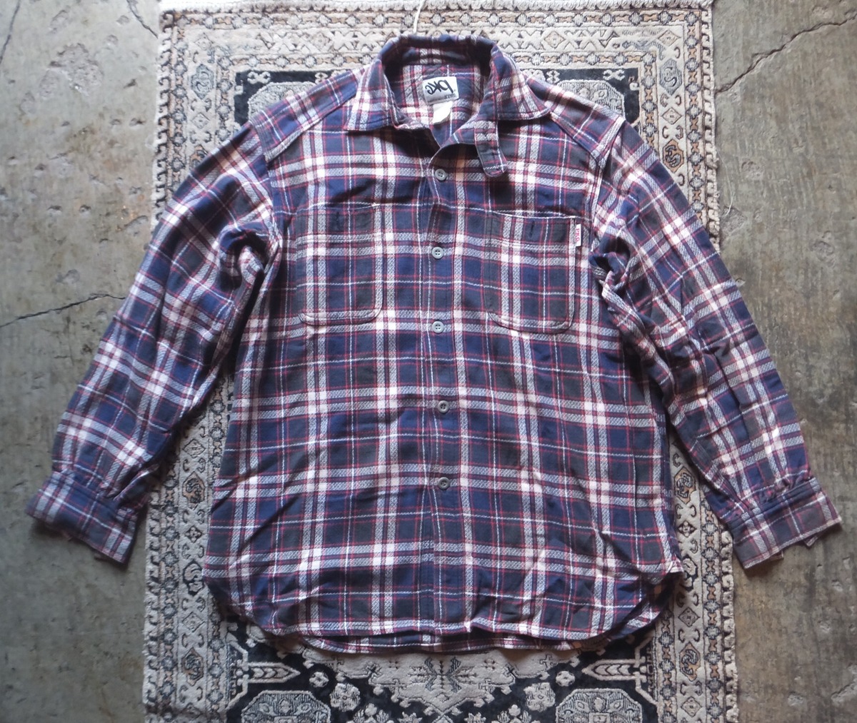 90s pkg real mad hectic heavy nel shirt マッドヘクティク ヘビーネルシャツ 裏原 | adamsmith