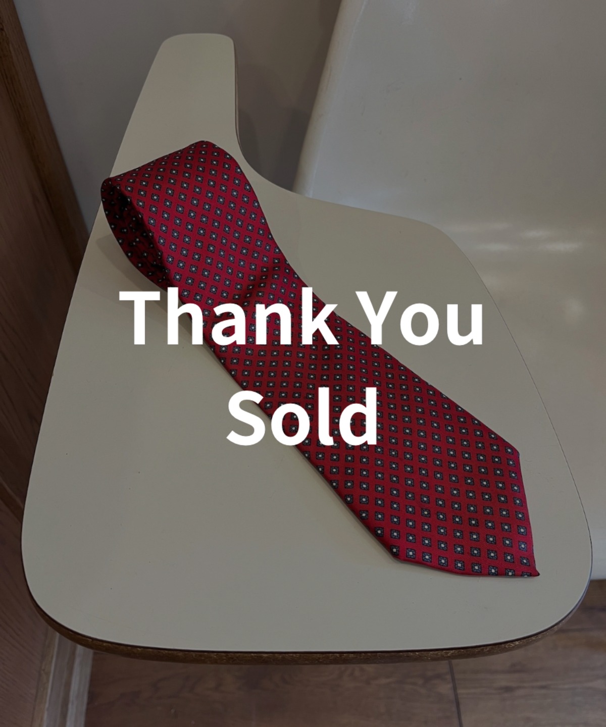 【Yves Saint Laurent】PATTERNED SILK TIE MADE IN U.S.A. | Rill