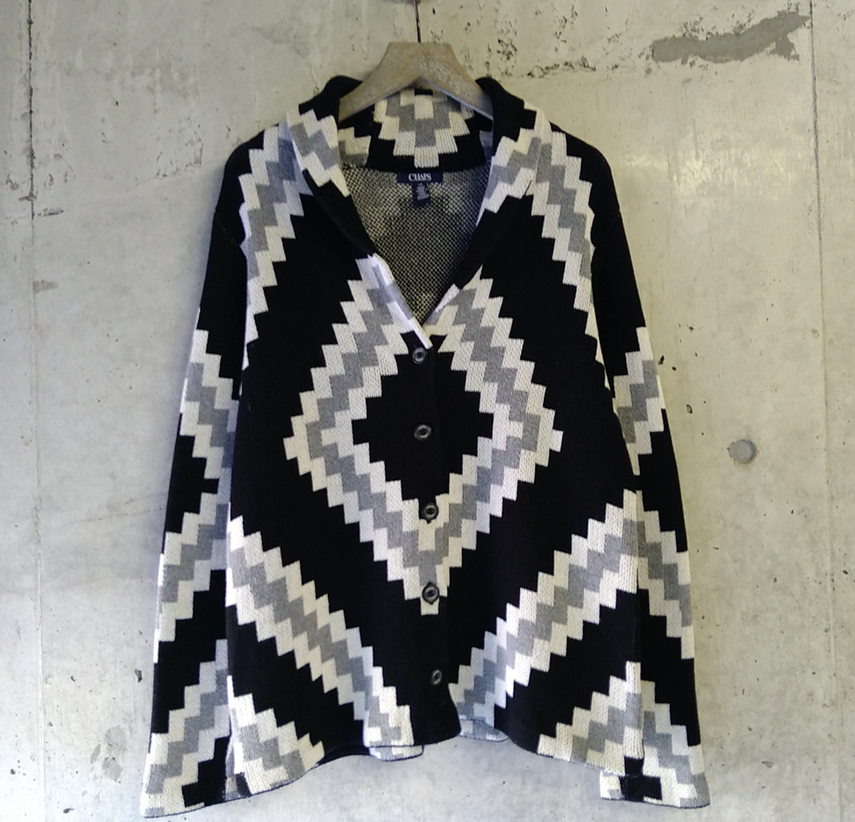 chaps native pattern cotton showl cardigan 小岩店 | What’z up