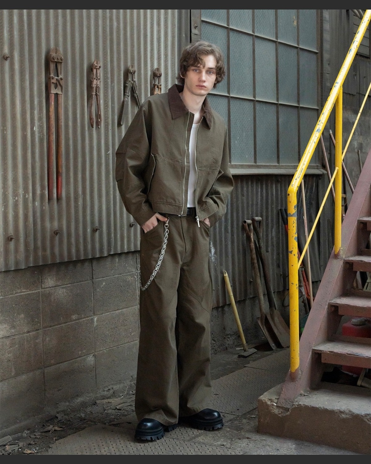 [ Forte ] West Side Modern Vintage Like Detroit Wide Pants | A vaut.