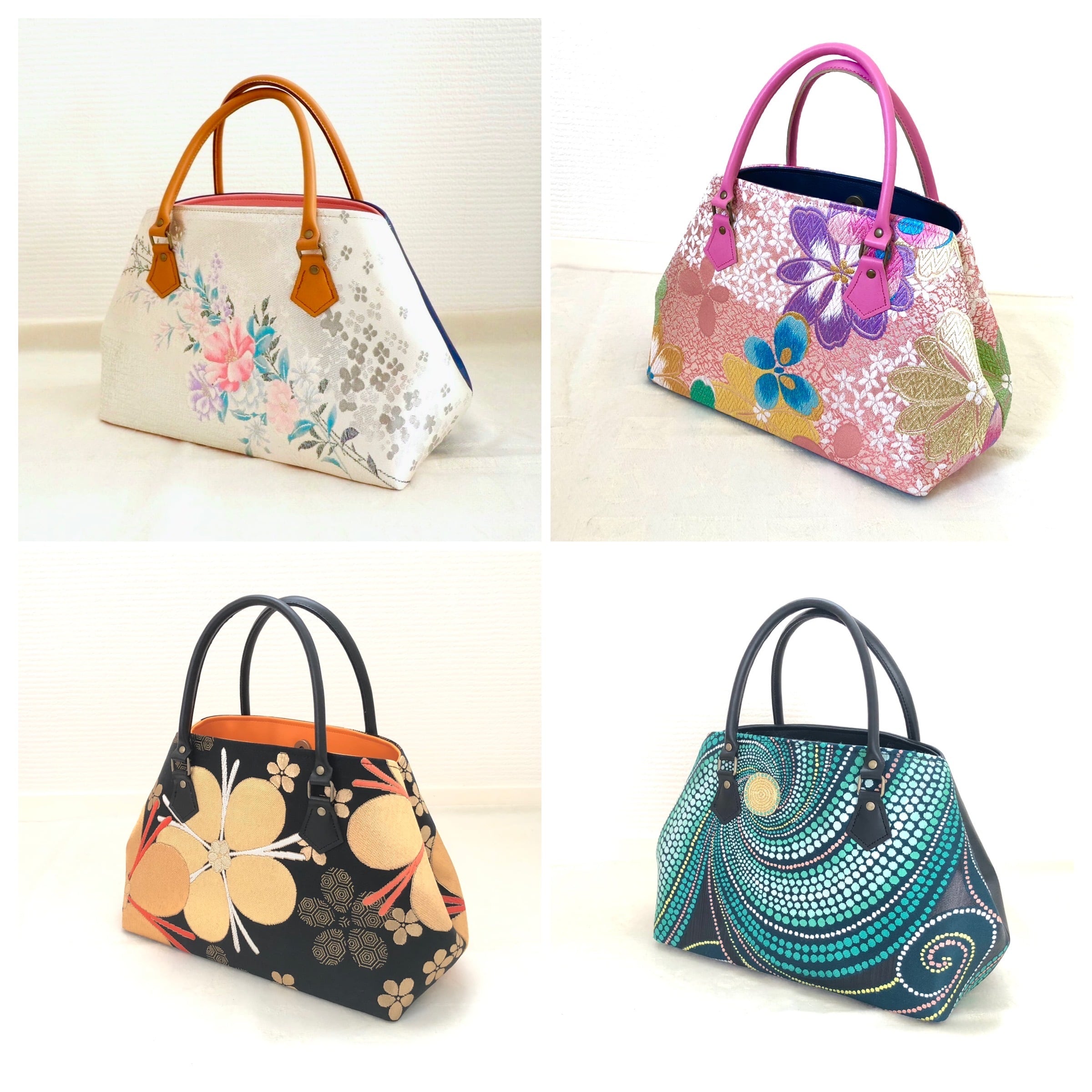 帯ハンドバッグ obi handbags | Japanese Kimono Bag ”AIKO”