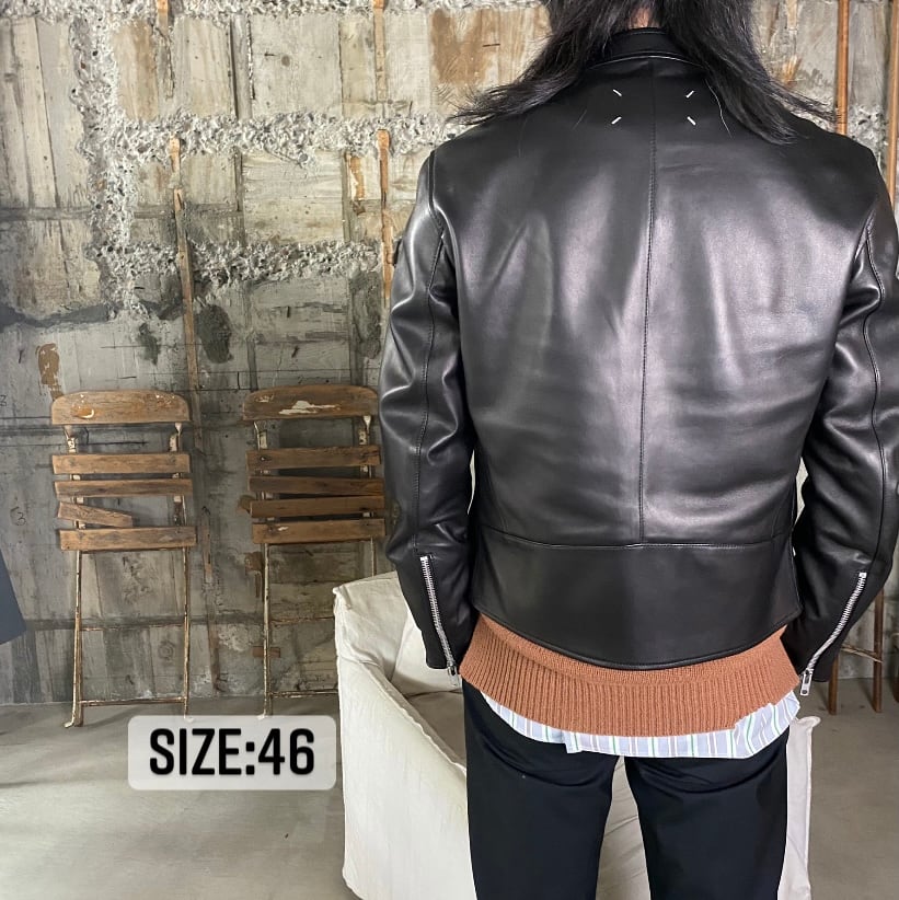 Maison Margiela【メゾン マルジェラ】5-ZIP LEATHER JACKETのご Maison Margiela【メゾン マルジェラ】5-ZIP LEATHER JACKETのご