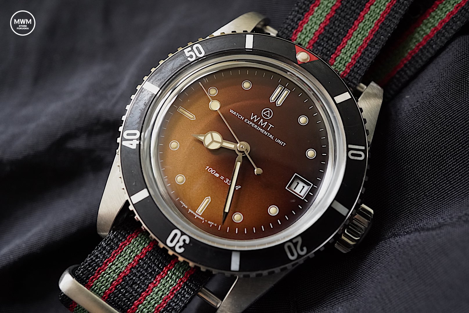 新作カスタマイズ】WMT SEA DIVER Tropical Date Bond strap 新作カスタマイズ】WMT SEA DIVER Tropical Date Bond strap