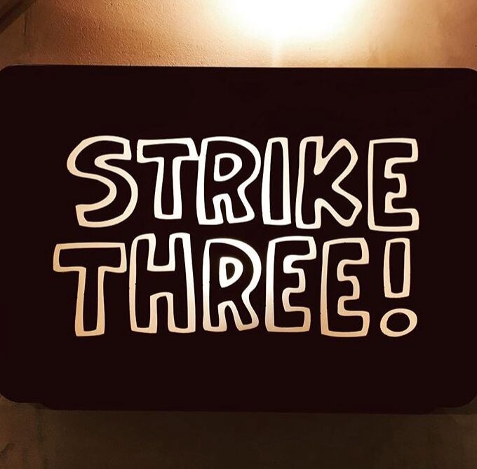 strike three! SHOP