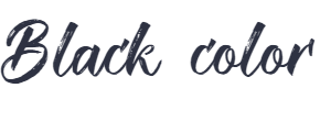 Black color