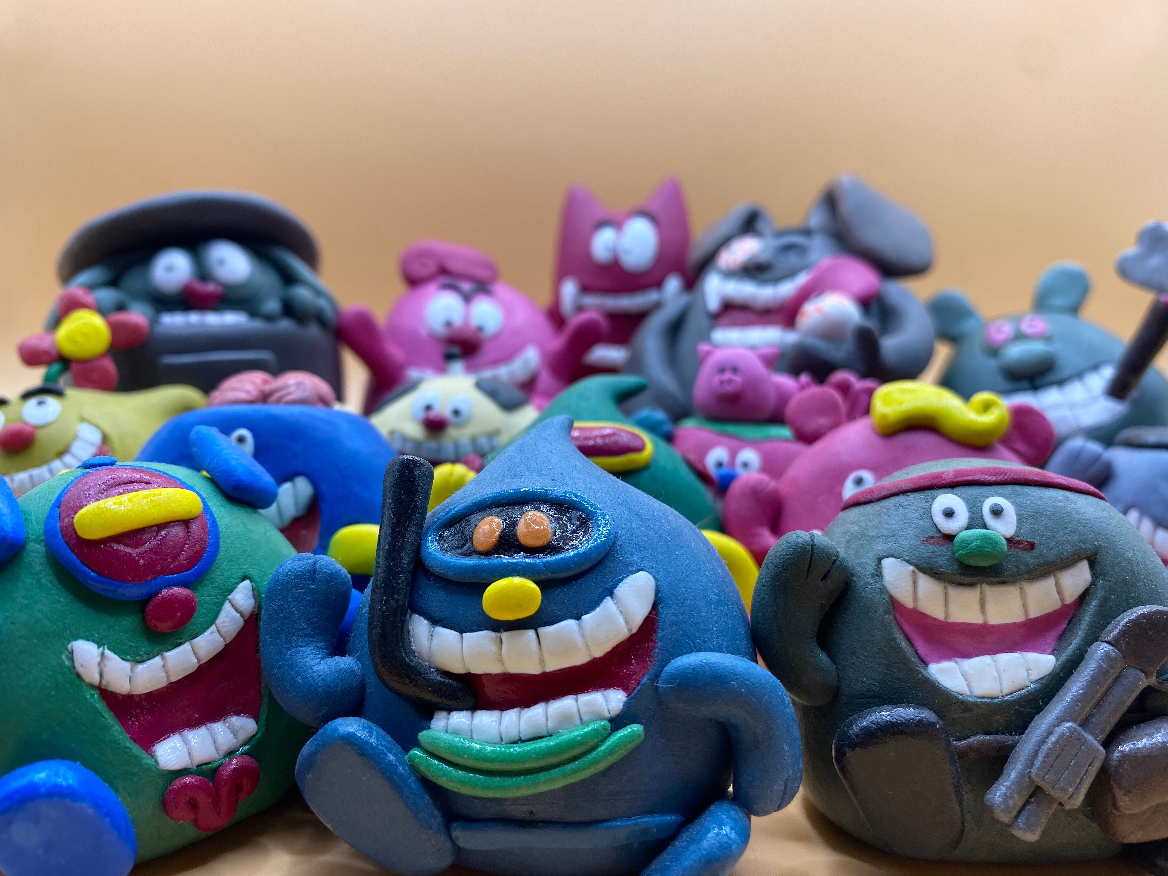CLAY ART BY SNEEEZEandJOHNY