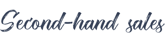Second-hand sales
