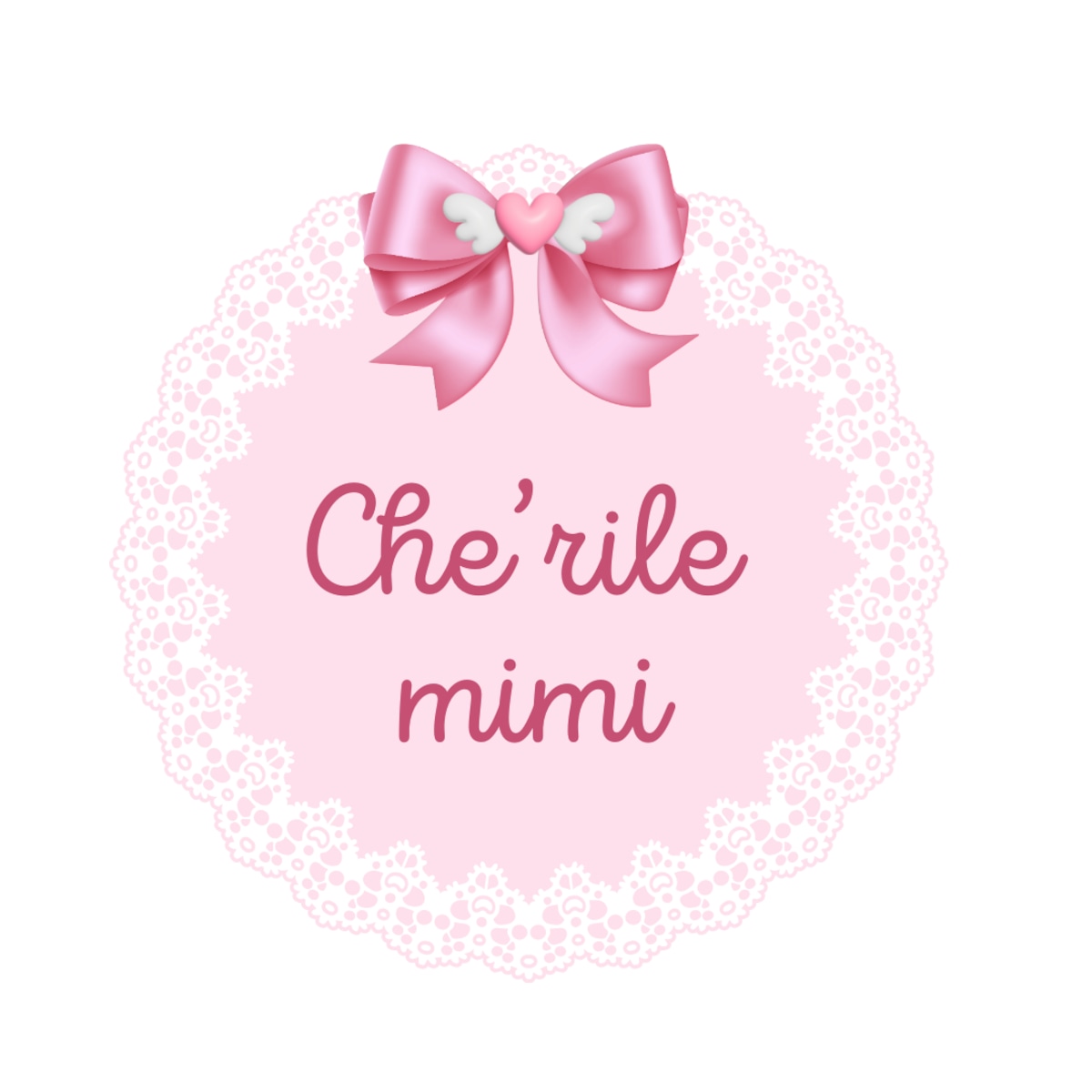うちの子ロゼット ロマボンネ ワンコリボン Cherile Mimiシェリルミミ