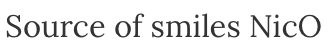 Source of smiles NicO
